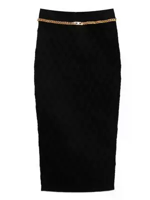 Elisabetta Franchi Black Wash Bottoms For Women