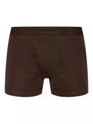 TOM FORD Branded-waistband Boxers - Brown