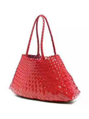Dragon Diffusion Santa Croce Woven-leather Tote