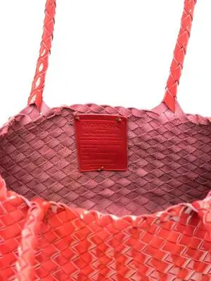 Dragon Diffusion Santa Croce Woven-leather Tote