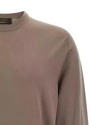 ZANONE Crew-neck Long-sleeves Sweater - Brown