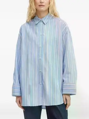 SAMSOE SAMSOE Striped Button-down Shirt