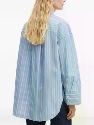 SAMSOE SAMSOE Striped Button-down Shirt