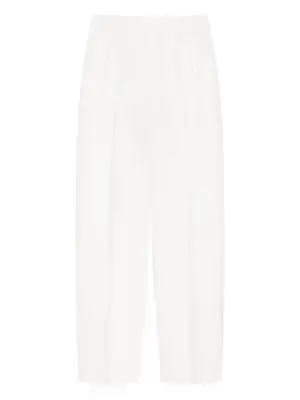 Givenchy Pleated Wool Trousers - White