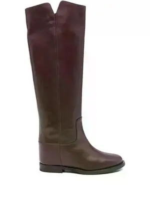 VIA ROMA 15 Leather Knee-high Boots