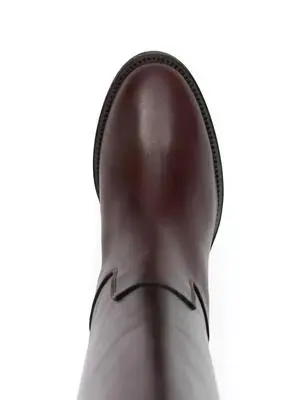 VIA ROMA 15 Leather Knee-high Boots