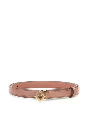 Fendi FF Buckle Leather Belt Pink