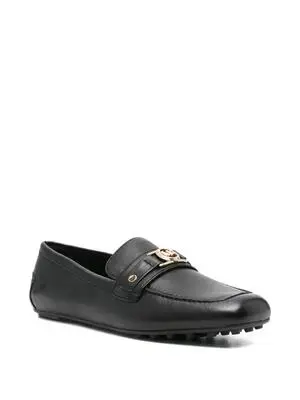 Michael Kors Leather Logo-plaque Loafers