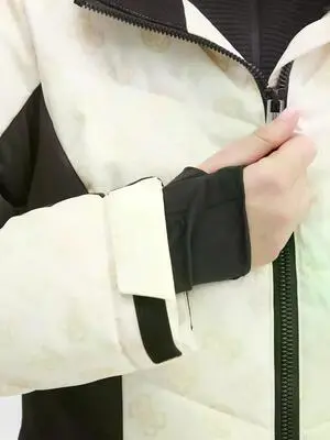 Guess Logo-print Quilted Ski Jacket
