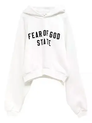 Fear Of God Logo-embroidered Hoodie