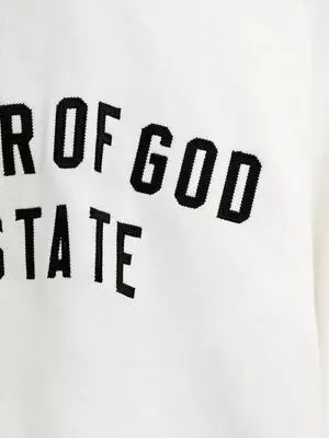 Fear Of God Logo-embroidered Hoodie