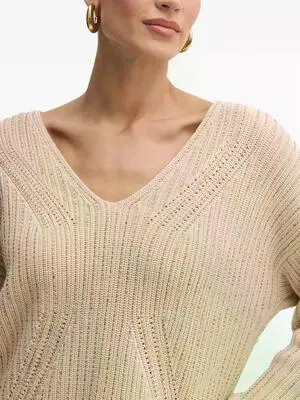Guess Crystal-embellished V-neck Sweater
