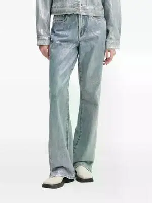 GESTUZ Metallic-finish Jeans