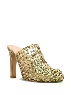 FERRAGAMO High-heeled Mules - Gold
