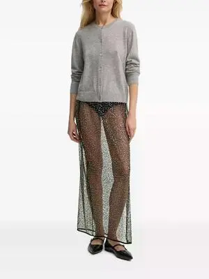 SAMSOE SAMSOE Beaded Mesh Skirt