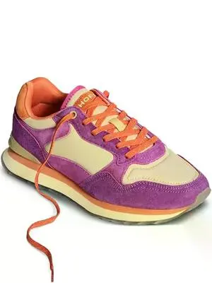 HOFF Suede Panelled Sneakers - Purple