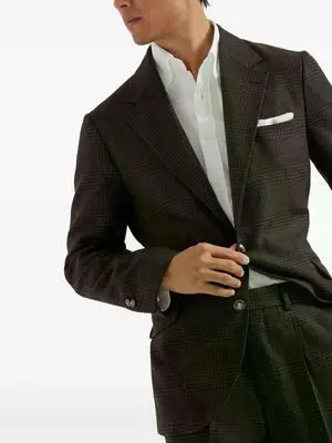 Brunello Cucinelli Check Blazer
