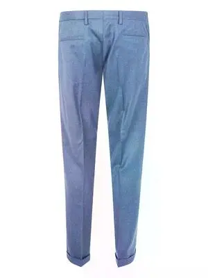 Paul Smith Pressed-crease Wool Trousers