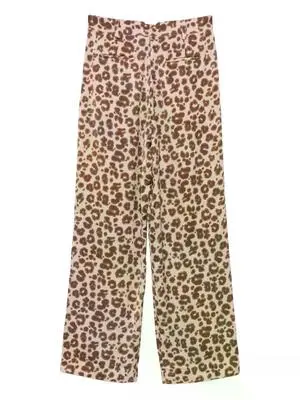 Ba&sh Bloy Leopard-print Palazzo Pants - Neutrals
