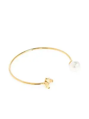 Kate Spade New York Clover-motif Pearl-embellished Bracelet