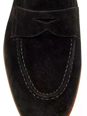 Magnanni Suede Penny Loafers
