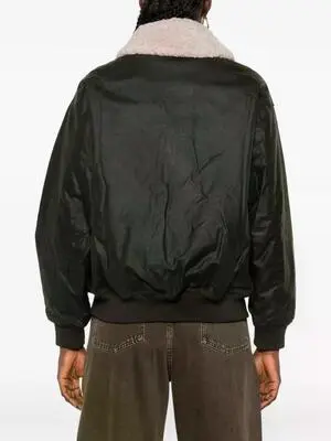 Barbour Shearling-collar Zip-front Jacket