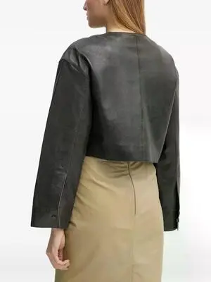 Day Birger Et Mikkelsen Malik Cropped Leather Jacket