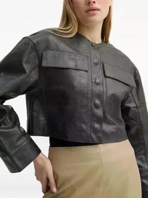 Day Birger Et Mikkelsen Malik Cropped Leather Jacket