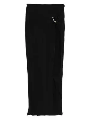 JEAN PAUL GAULTIER Ring-detail Side-split Midi Skirt