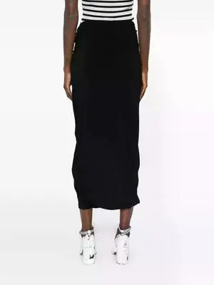 JEAN PAUL GAULTIER Ring-detail Side-split Midi Skirt