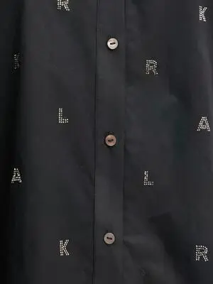Karl Lagerfeld Organic Cotton Embellished Shirt
