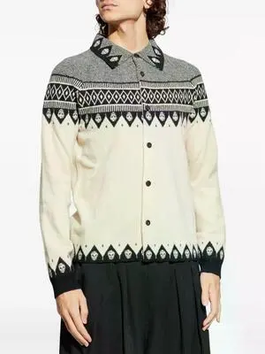 Alexander McQueen Skull-motif Wool Cardigan