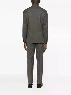 LARDINI Herringbone Wool Suit