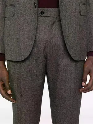 LARDINI Herringbone Wool Suit