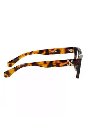 Off-White Tortoiseshell Glasses - Brown
