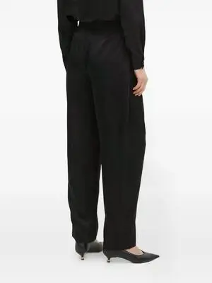 LA MANIA Pleated-front Tailored Trousers