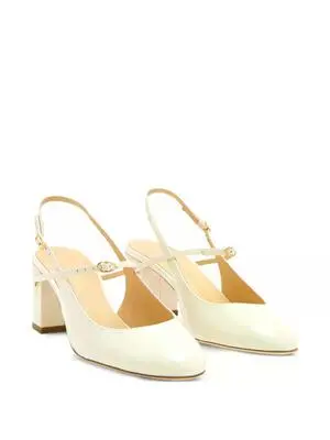 Jennifer Chamandi Slingback Block-heel Pumps