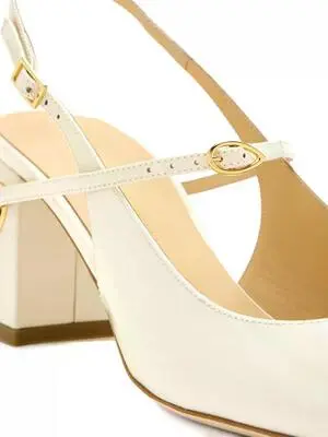 Jennifer Chamandi Slingback Block-heel Pumps