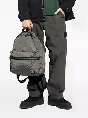 Stone Island Zip-fastening Backpack - Grey