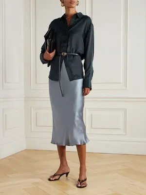 ANINE BING Essie Cotton-twill Shirt