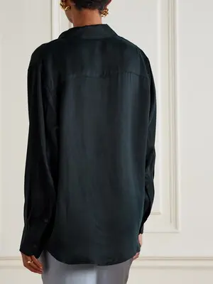ANINE BING Essie Cotton-twill Shirt