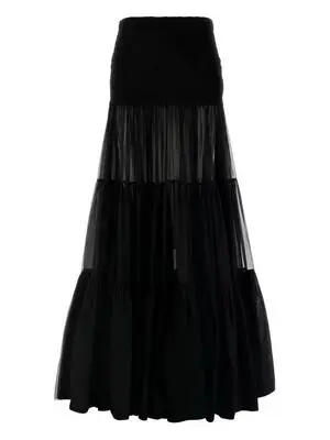 Saint Laurent Crepe Skirt