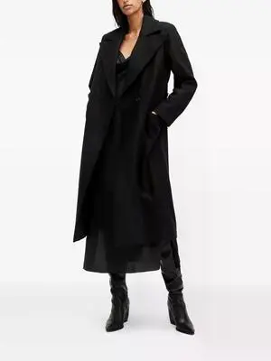 ALLSAINTS Chain-detail Double-breasted Coat
