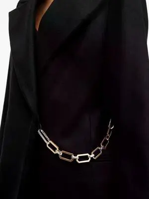 ALLSAINTS Chain-detail Double-breasted Coat