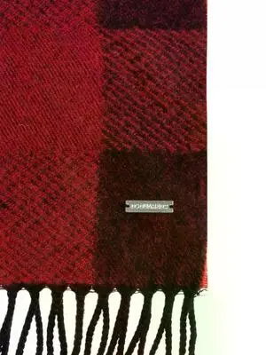 Dsquared2 Checked Fringed Scarf