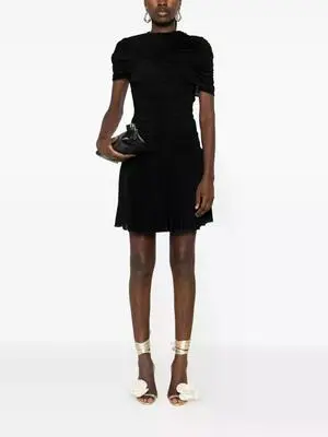 Magda Butrym Draped Pleated Mini Dress