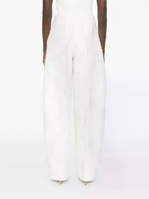Jacquemus Off- Tweed Trousers