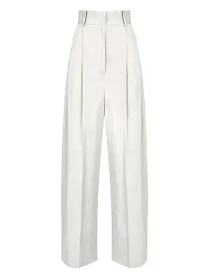 Ferragamo Button Detailed Pants For Women