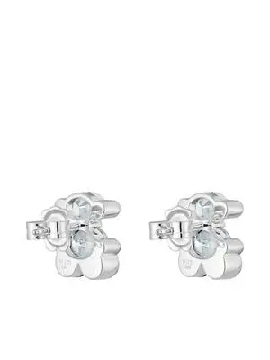 TOUS Bear-shaped Crystal Earrings