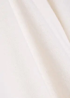 ALLUDE Cashmere Roll-neck Top - Ecru